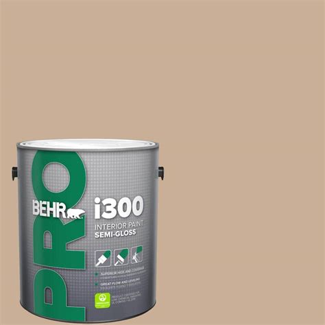 BEHR PRO 1 Gal 280E 3 Toasted Wheat Semi Gloss Interior Paint PR37001