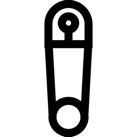 Safety Pin Basic Straight Lineal Icon