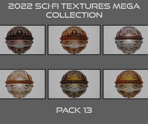 Artstation Pbr Sci Fi Texture Pack 13 Game Assets