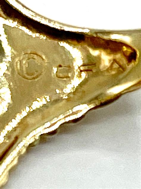 Erté Rayonnement Ruby Diamond And Enamel Yellow Gold Cocktail Ring For