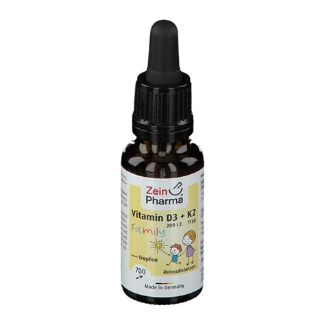 ZeinPharma® Vitamin D3+K2 Family 20 ml - shop-apotheke.com