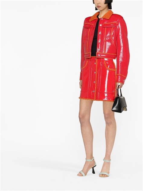 Diesel Faux Leather Mini Skirt Smart Closet
