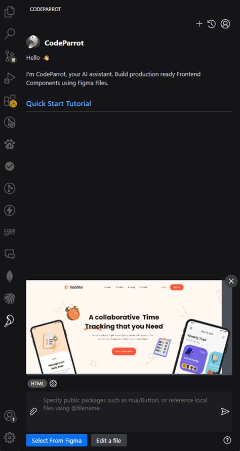 Figma To Code Using Codeparrot Ai