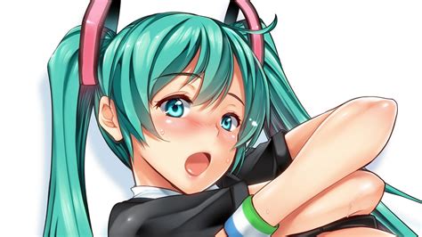 Hatsune Miku Blush Vocaloid Anime Girls Hd Wallpaper Rare Gallery