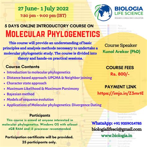 Dear All Biologia Life Biologia Life Science Llp