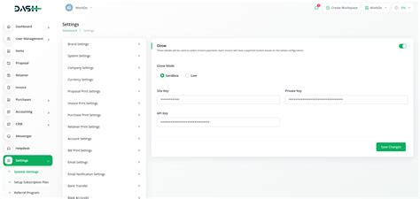 Ozow Dash Saas Add On