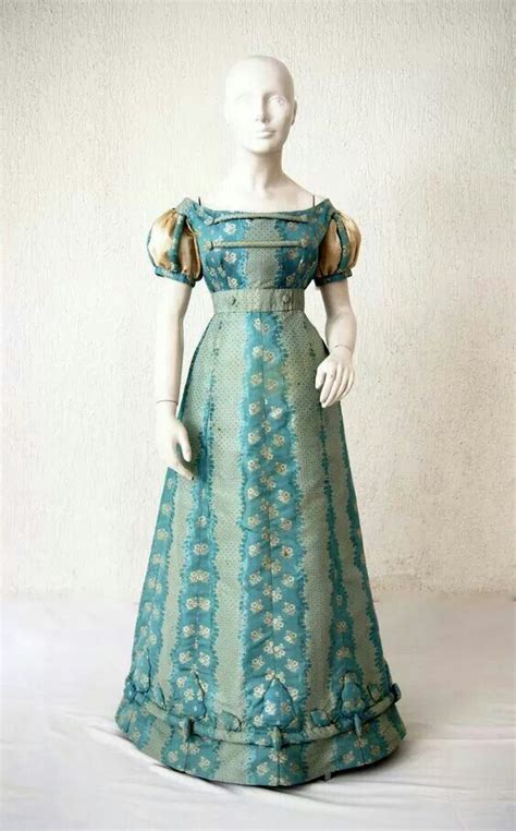 This Fabric Is Neat Probably Silk But Could Be Cotton C 1820 Dress