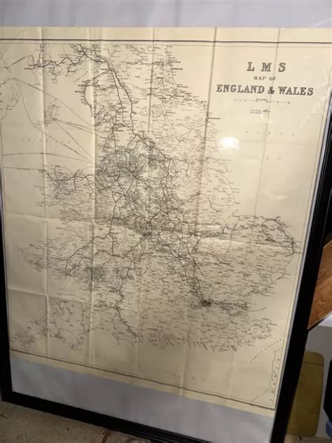 Vintage Lms Railway Map £50 00 Picclick Uk