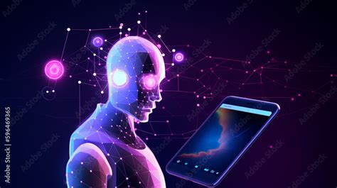 Illustrazione Stock System Artificial Intelligence Chatgpt Chat Bot Ai Technology Smart Robot