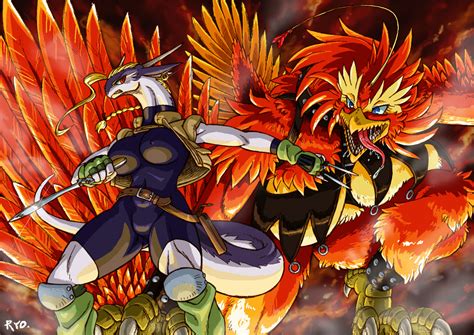 Ryou On Twitter ロスヴィータvsティアマト ケモノ 獣人 ファーリーズ・ソウル オリキャラ メスケモ