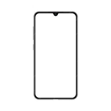 Nueva Versión Del Teléfono Inteligente Moderno Sin Marco Ilustración