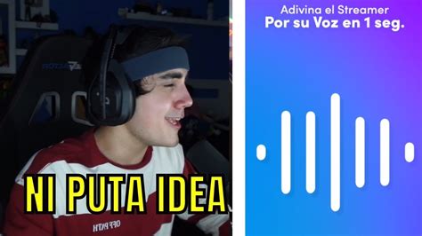 ROIER REACCIONA A PLAYQUIZ Adivina El Streamer Por Su Voz En 1