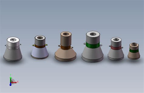 超声波换能器设计三维sw solidworks 2016 模型图纸下载 懒石网