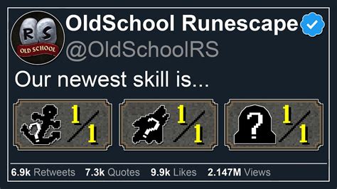 Oldschool Runescapes First New Skill Youtube