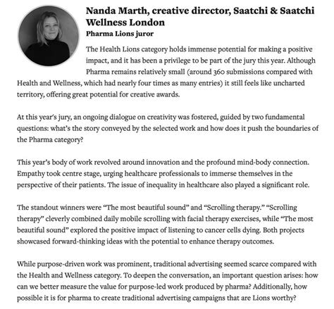 Nanda Marth On Linkedin Mini Article Campaign Magazine Uk 200 Words