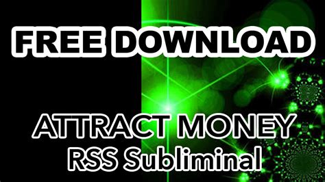 Attract Money Rss Subliminal Youtube
