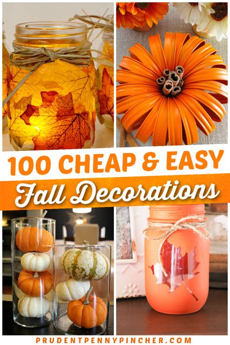100 Cheap And Easy Diy Fall Decor Ideas Easy Diy Fall Decor Easy Diy Fall Crafts Diy Fall