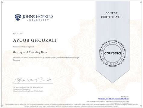 Ayoub Ghouzali On Linkedin Datascience Coursera Skillsdevelopment