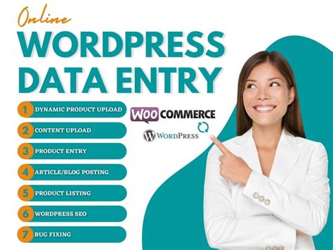 Wordpress Data Entry For Blog Posting Woocommerce Product Listing