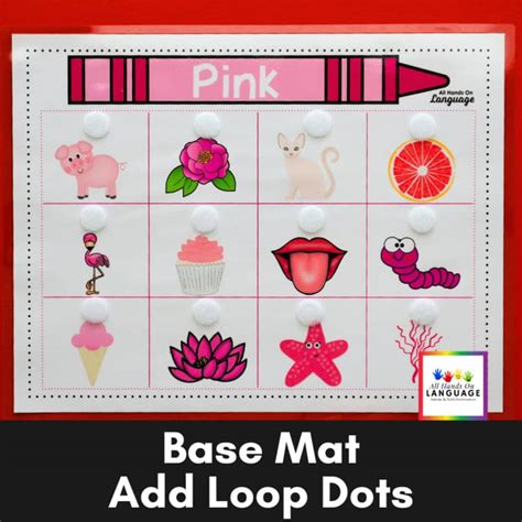 Pink Object Matching Activity Match And Label Adjective Noun Phrases