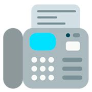 📠 Emoji Fax Machine Copy Emoticon Code Emoji Meaning