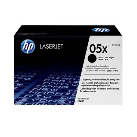 Original HP 505X Toner Cartridge Black Single Pack – Cartridge Ink And ...