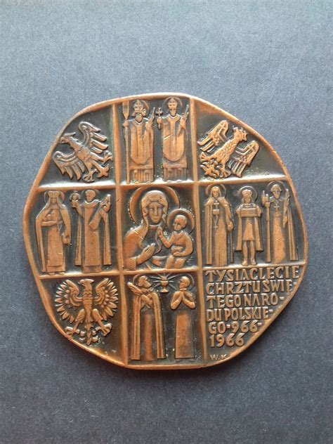 POLSKA MEDAL LECIE CHRZTU POLSKI Oficjalne Archiwum Allegro