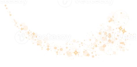 Abstract Golden Glitter Wave Illustration Golden Star Dust Sparkle