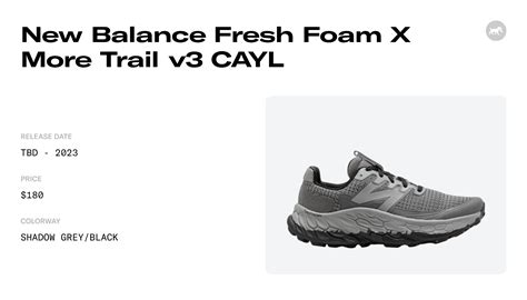 New Balance Fresh Foam X More Trail V CAYL MTMORNCL Release Info