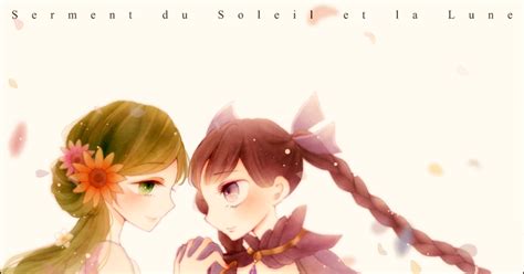 太陽と月の誓約】 【太陽と月】太陽と月のかさなり【使徒の誓約】 エリカのイラスト Pixiv