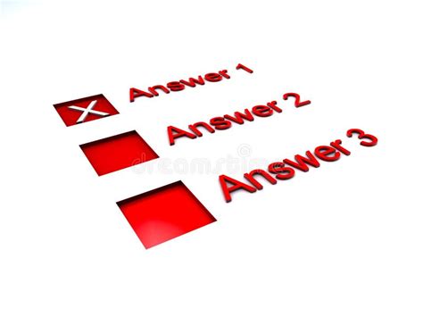 Check Boxes For Survey Or Questionnaire Stock Illustration Illustration Of True Close 9758814