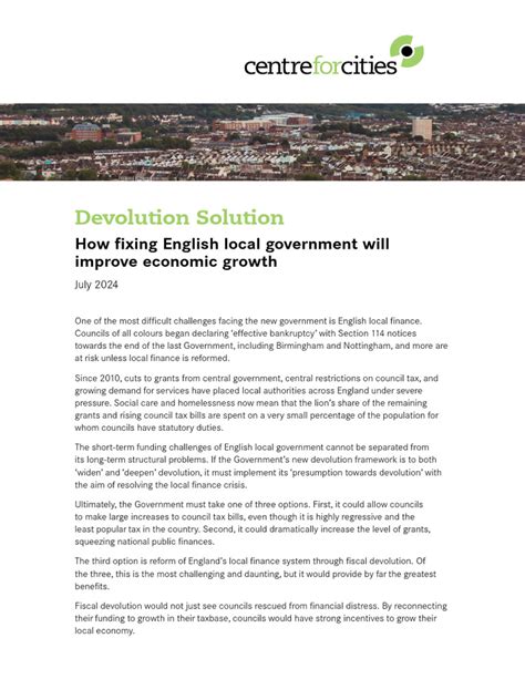 devolution solution july 2024 pdf taxes business
