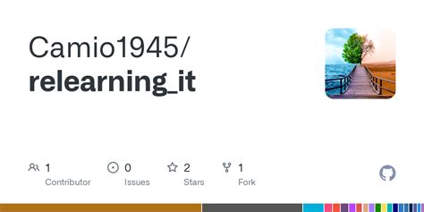 GitHub Camio1945 Relearning It