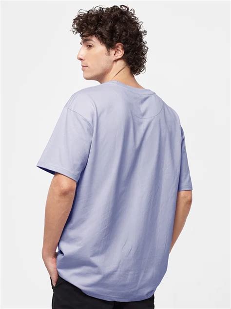 Buy Solids Lavender Oversized T Shirts Online At The Souled Store