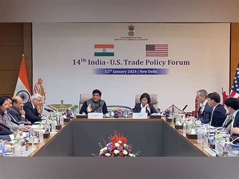 14th Ministerial Level Meeting Of India Us Trade Policy Forum Held In