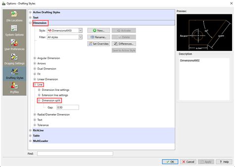 Using Draftsight Split Dimension Goengineer