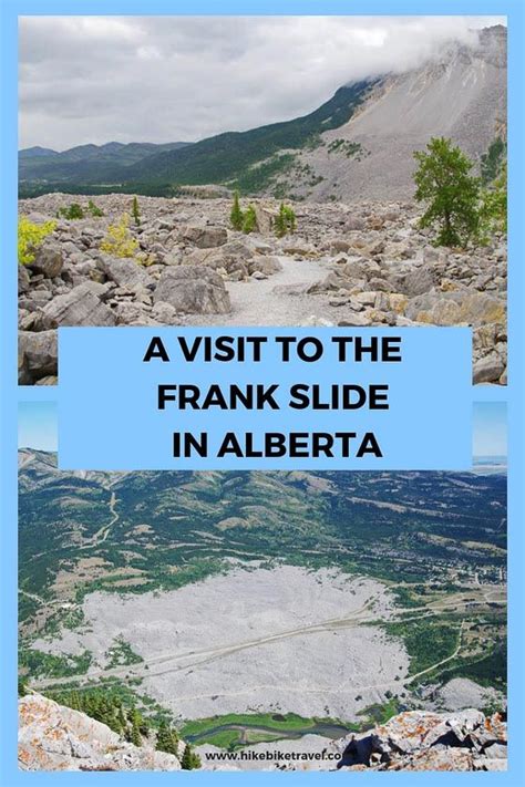 The Frank Slide In Southern Alberta