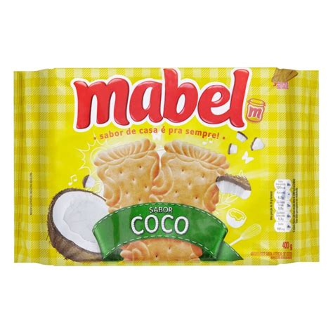 Biscoito Coco Mabel 400g Super Marajá