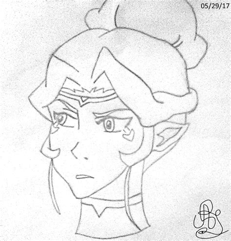 Voltron Allura Sketch By CatWarriorart83 On DeviantArt