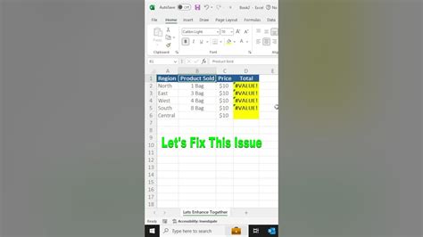 Excel Trick Lets Enhance Together Excel Exceltips Exceltutorial
