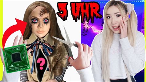 ÖFFNE niemals M3GAN PUPPE von OVERNIGHT Challenge um 3 Uhr Nachts ich