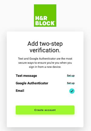 Setting Up Trusona For H R Block Using 2 Step Verification With TOTP