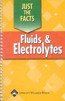Erowid Library Bookstore Fluids And Electrolytes