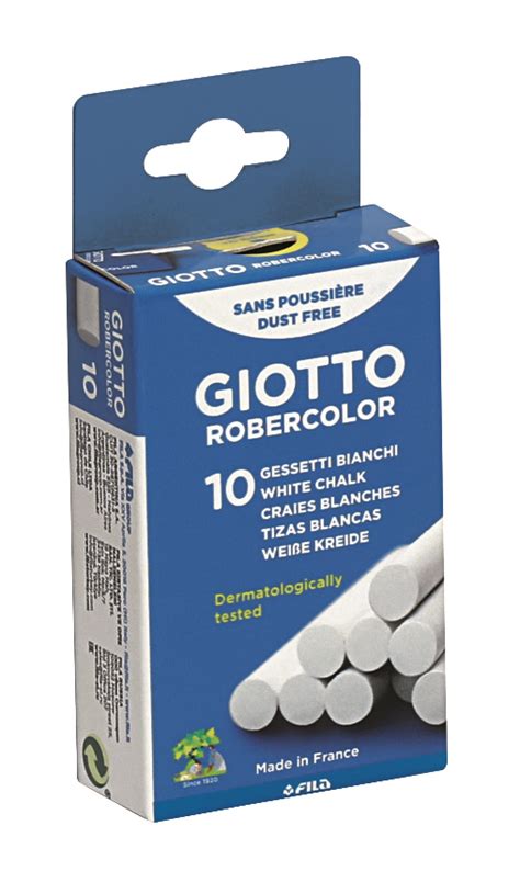 TIZA GIOTTO ROBERCOLOR 10 UNID BLANCA Sotocopias Cl