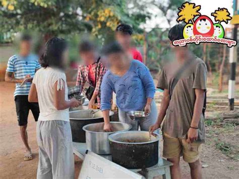 ဆားလင်းကြီးတွင် စစ်ရှောင်ပြည်သူများကို ထမင်းတစ်နပ်စာ လှူဒါန်း Khit Thit Media