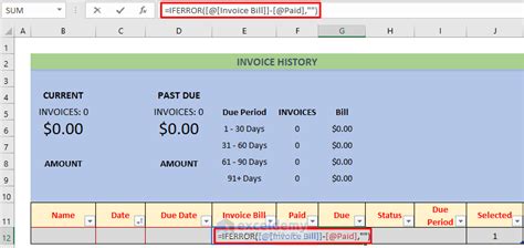 How To Keep Track Of Invoices And Payments In Excel 3 Examples