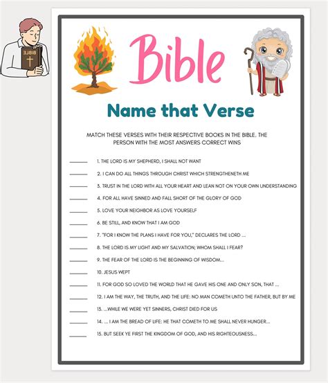 Bible Games Name That Verse Game Bible Games Printable Women S Ministry Games Bible Games For