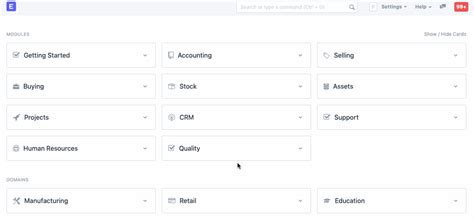 Show Or Hide Modules