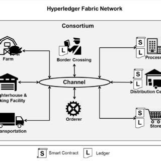 The Hypothetical Structure Of A Hyperledger Fabric Network For Tracing