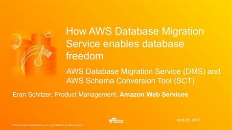 PDF How AWS Database Migration Service Enables AWS Database Migration Service Enables